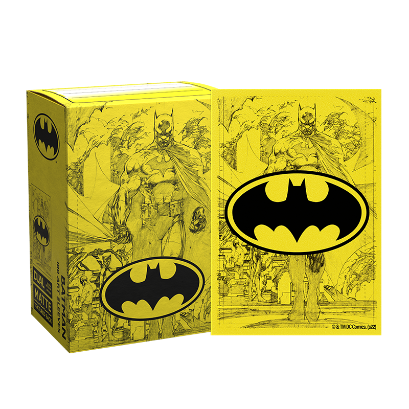 DRAGON SHIELD - BATMAN CORE - MATTE DUAL ART SLEEVES - STANDARD SIZE